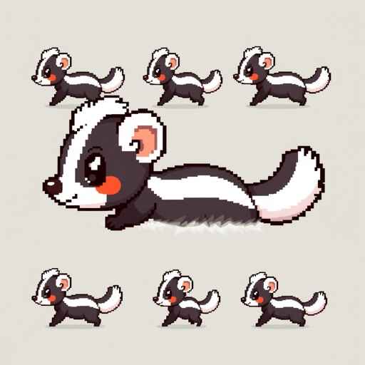 Character sprite pixel art sheet showcasing Pixel Art | pxlart