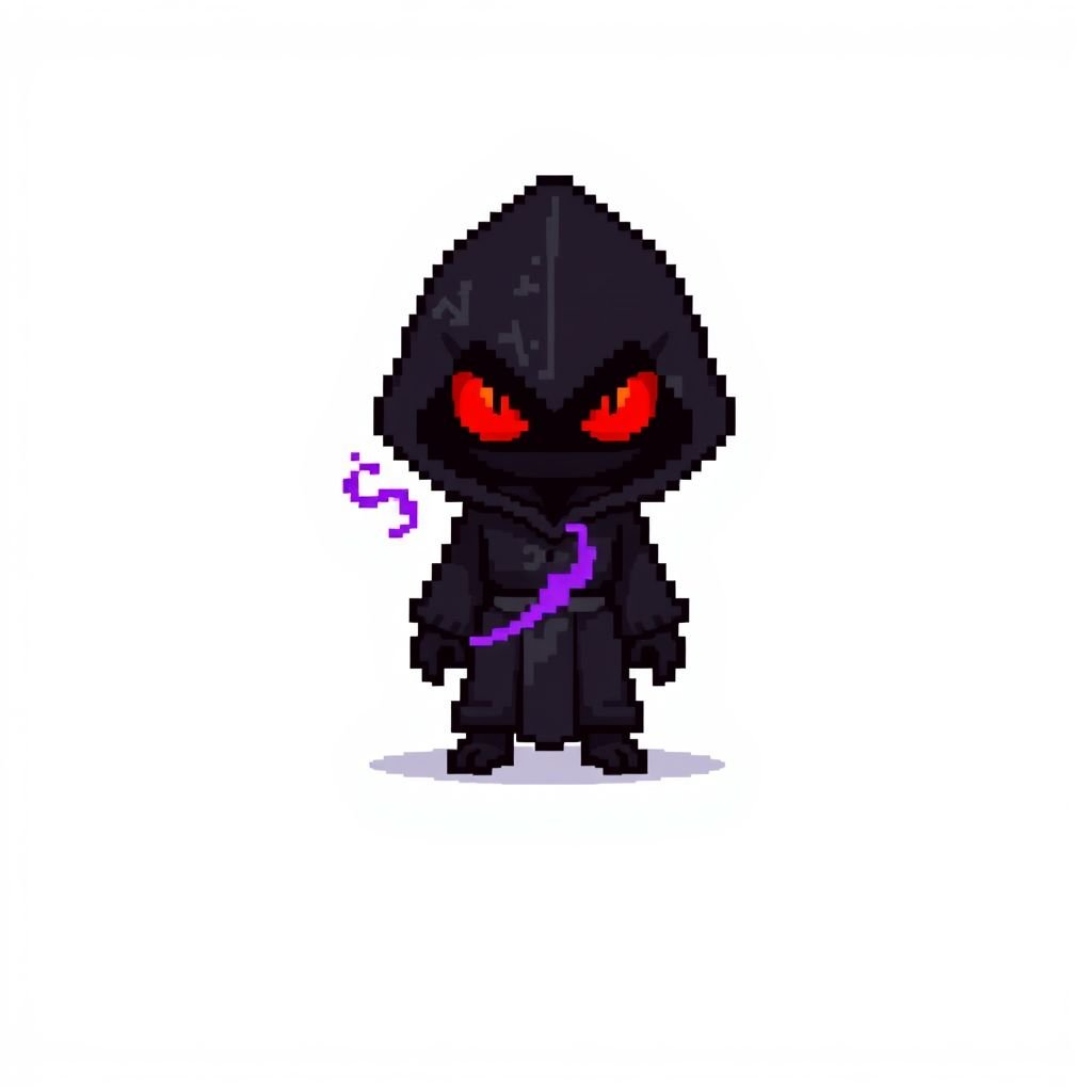 Pixel art 2D demon cultist minion. Pixel Art | pxlart
